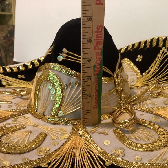 Pigalle | Accessories | Vintage Sombrero Pigalle Xxxxx Mariachi Black ...